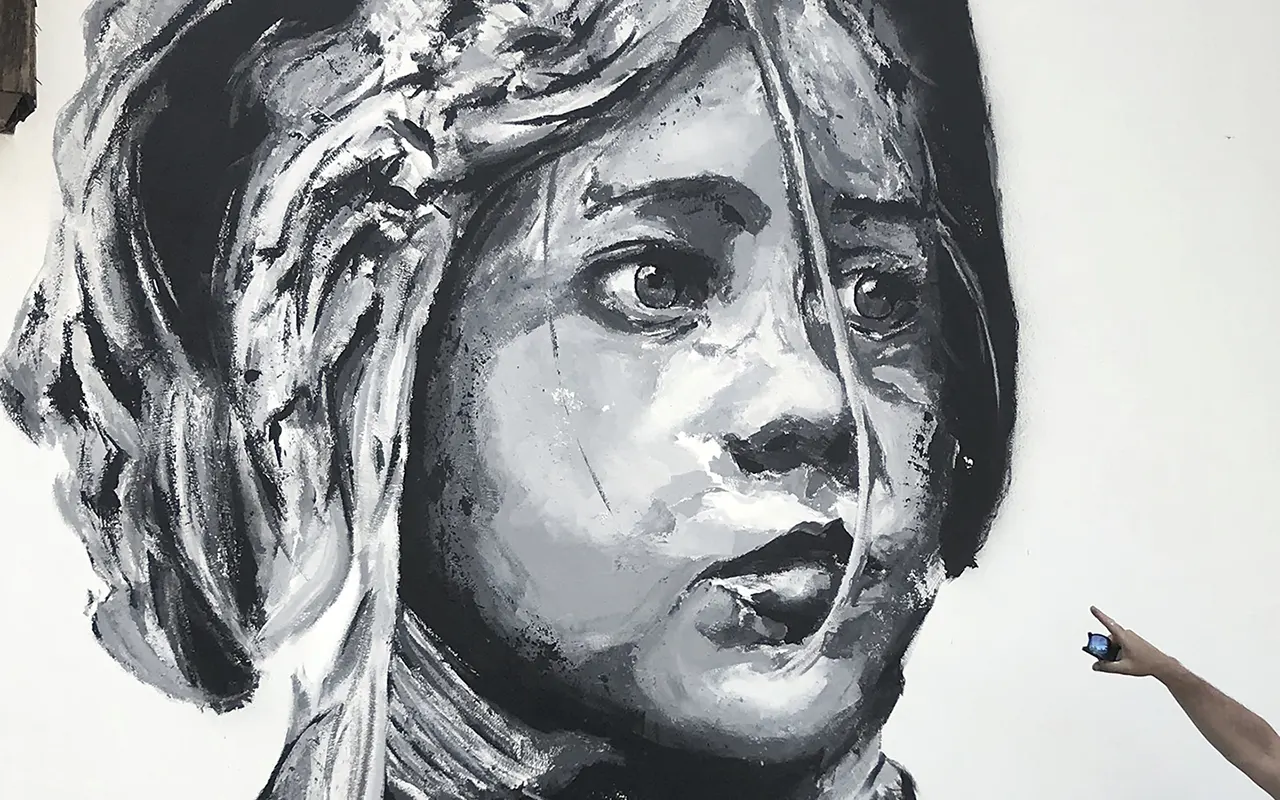 Kelu Abstract au Festival de Street Art Muralis à Dax